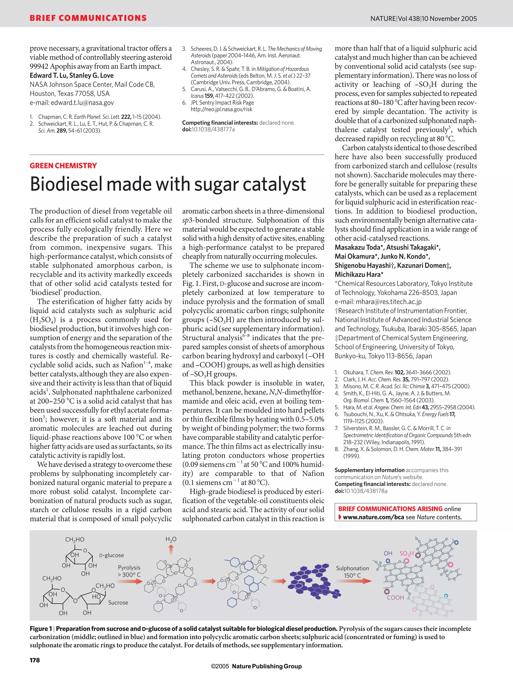 Gravitational tractor for towing asteroids | PDF