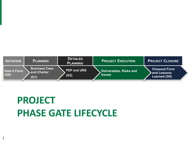 G0_Project_PMO Phase Gate Template_CLEAN | PDF