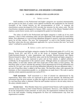 united nations salaries | PDF