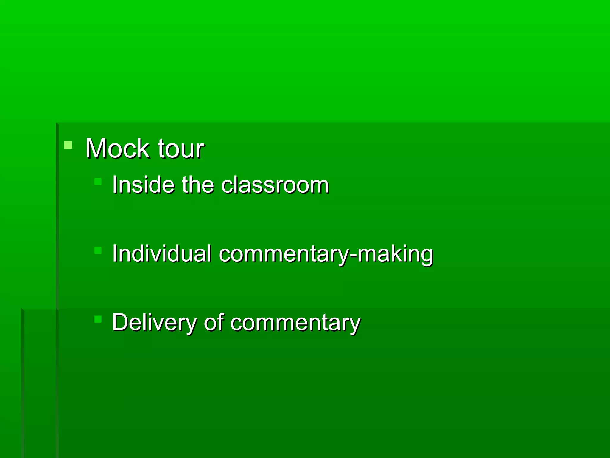 Tour Guiding Technique | PPT