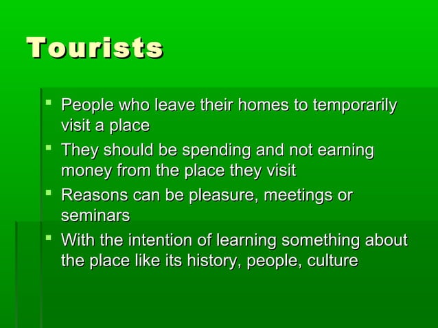 Tour Guiding Technique | PPT