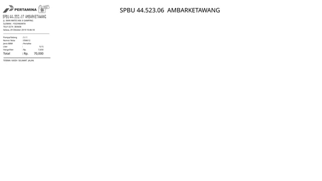 NOTA spbu, contoh notar weterehrherhregerhehtejeeyhrhejh | PPTX