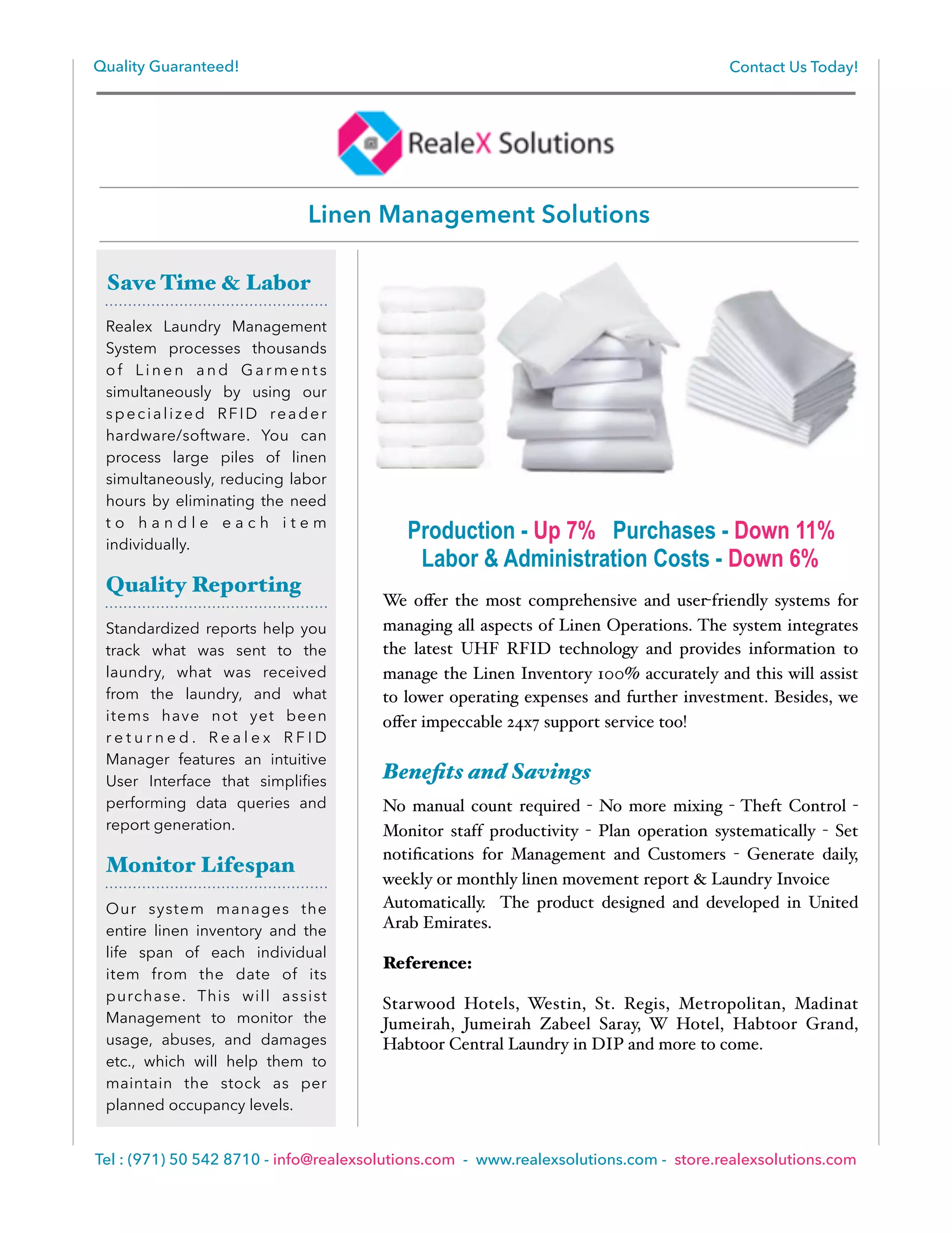 Linen Management System | PDF