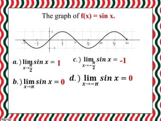 Limits of Exponential Logarithmic And Trigonometric Functions.ppt
