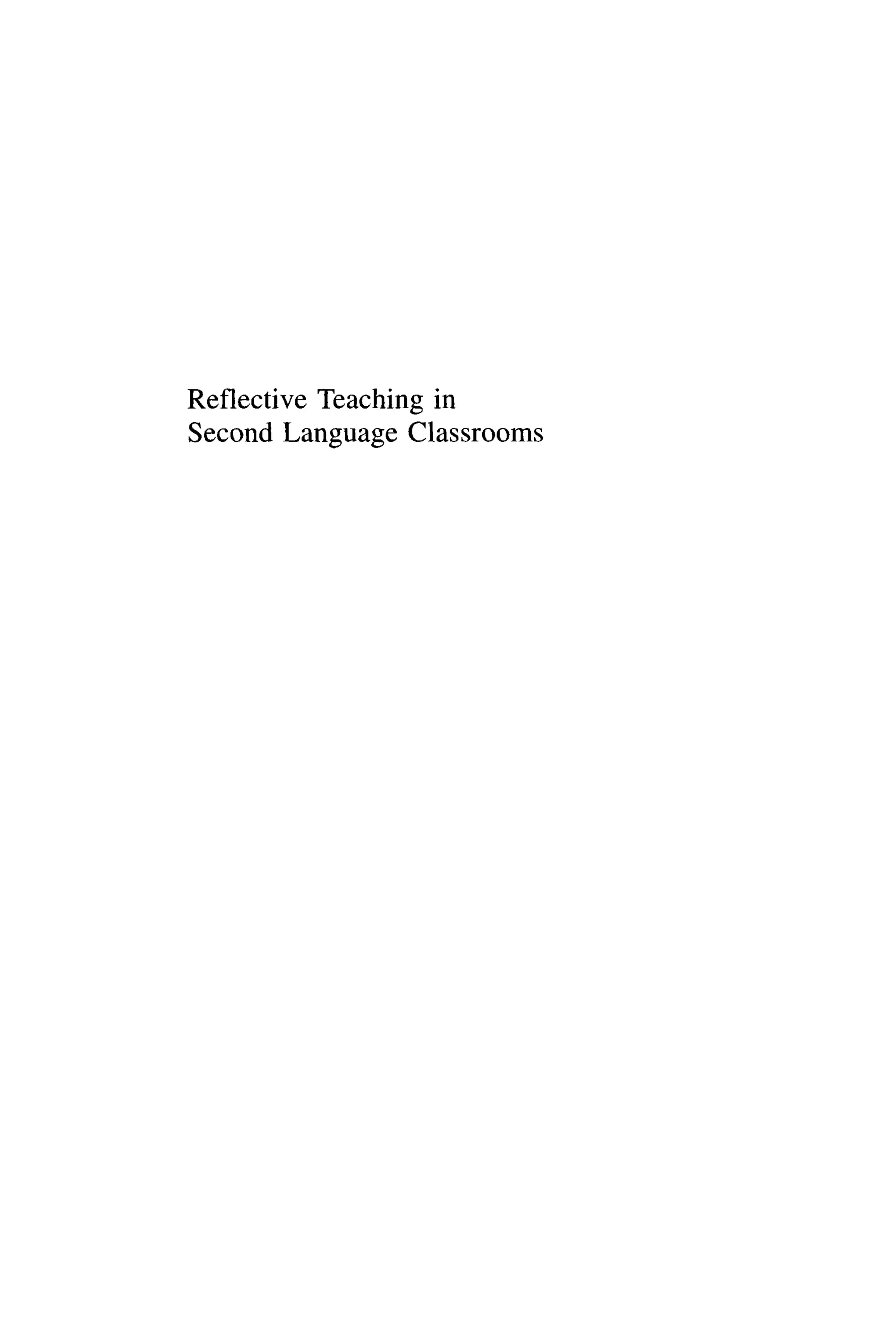 43899992 reflective-teaching-in-second-language-classrooms-cambridge-language-education | PDF