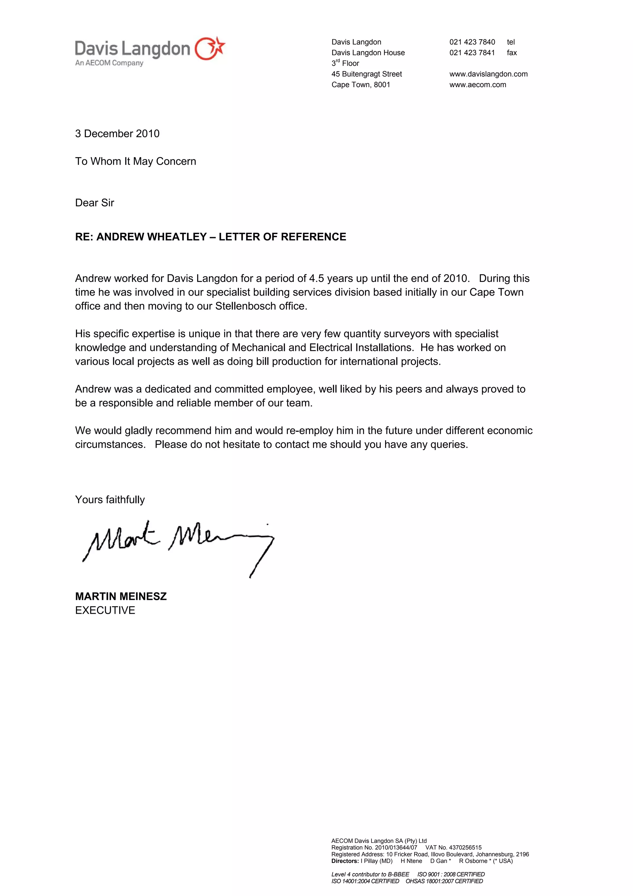 Andrew_Wheatley_Letter_of_Reference_(MM) | PDF