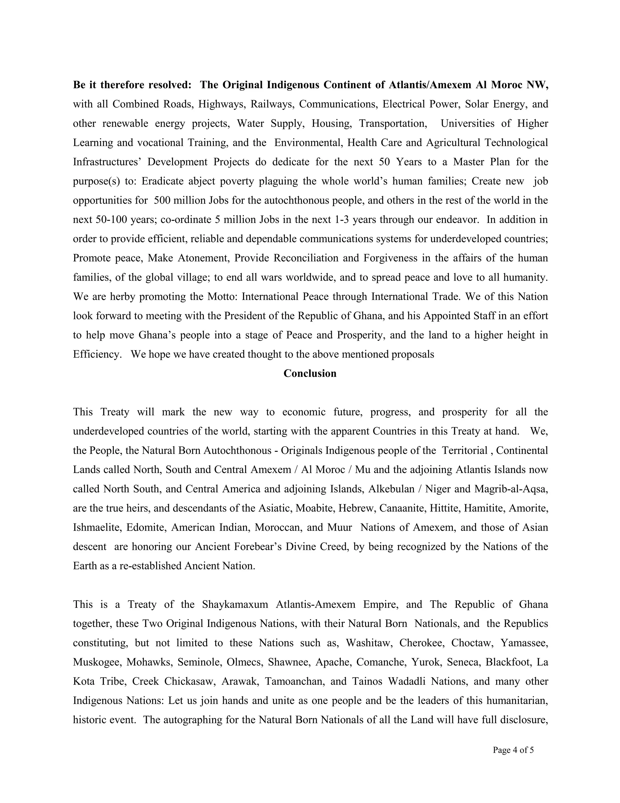 Treaty between Shaykamaxum and Ghana | PDF