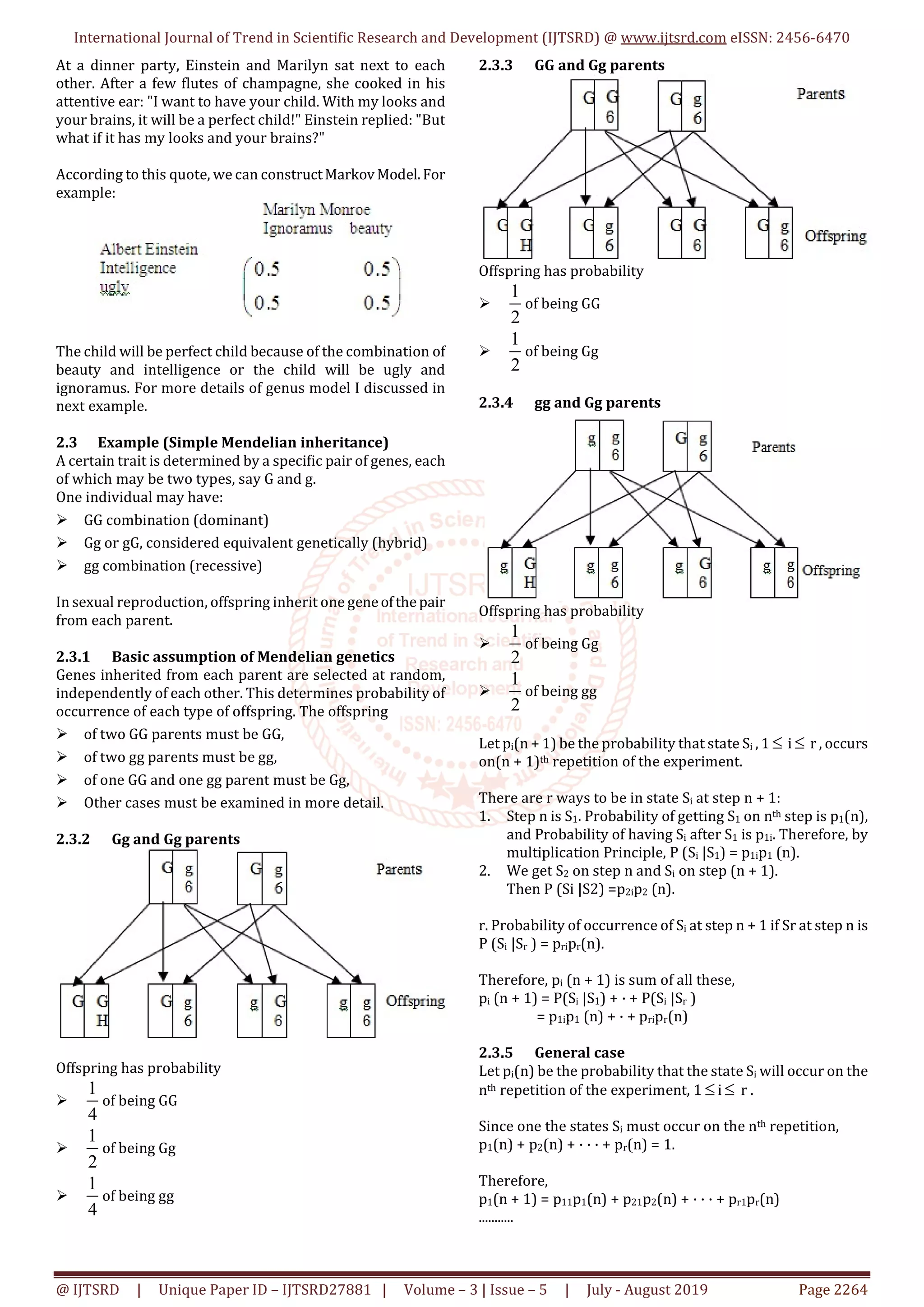 Applications on Markov Chain | PDF