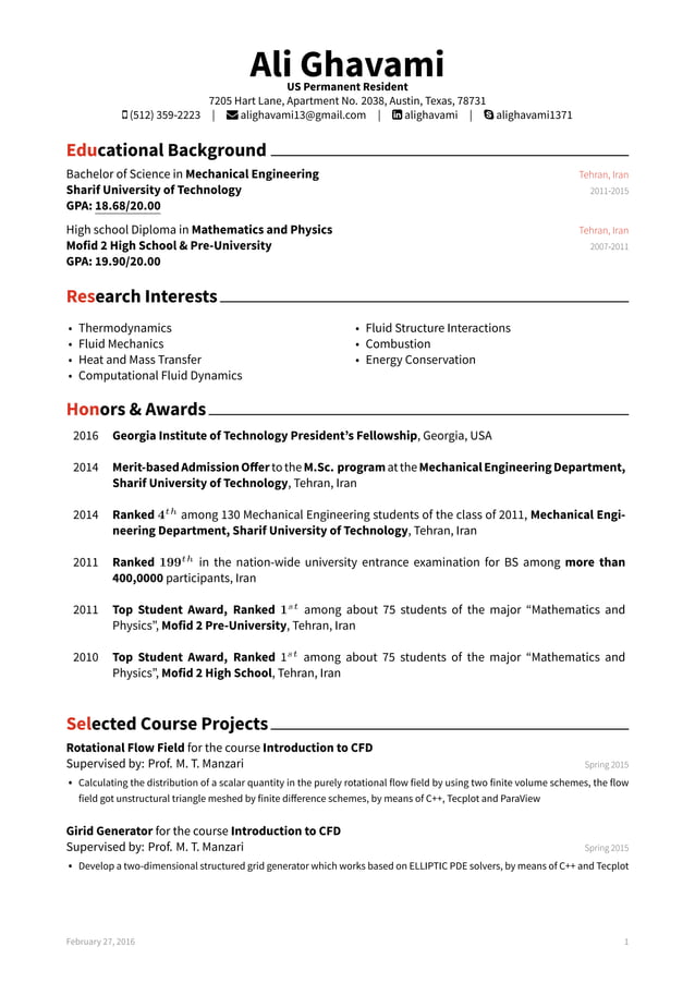 Ali Ghavami_CV | PDF
