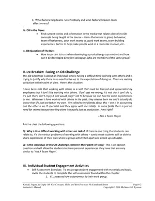 Organizational Behavior Key Concepts Skills and Best Practices 5th ...
