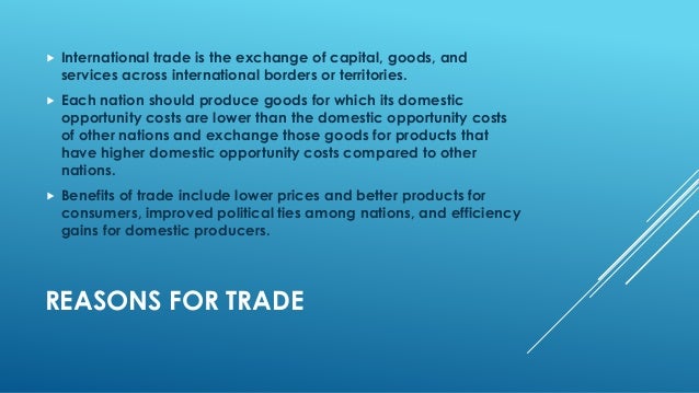 Introduction to International Trade