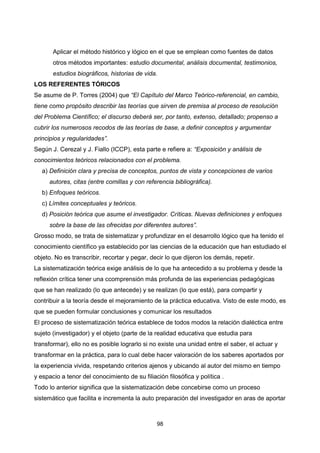 Construcción del Marco teórico | PDF