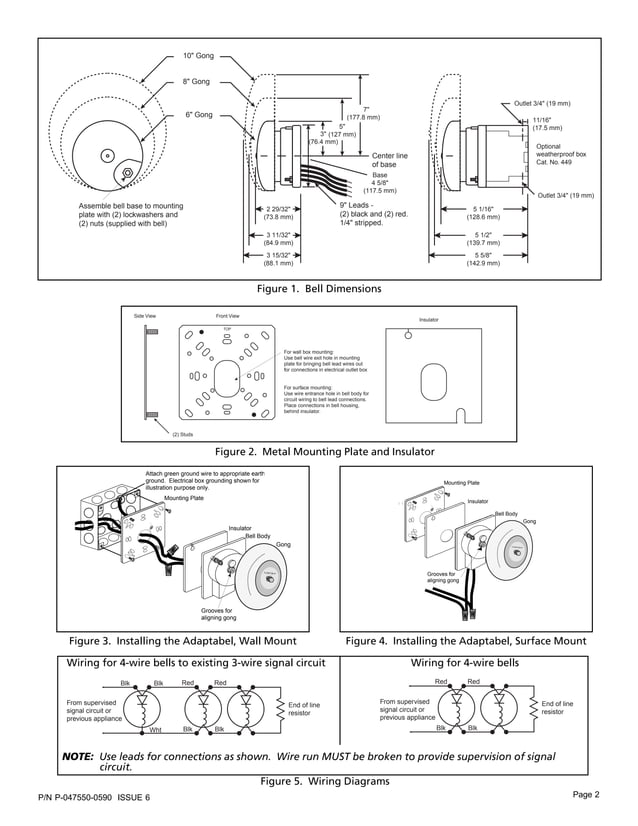 Edwards Signaling 439D-10AW Installation Manual | PDF