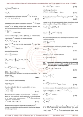 Errors in the Discretized Solution of a Differential Equation | PDF