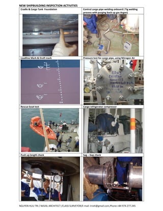 Inspection activites | PDF | Civil Engineering Industry | Industries