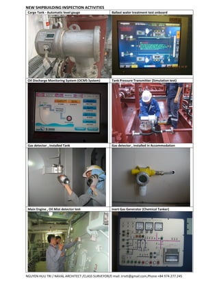 Inspection activites | PDF | Civil Engineering Industry | Industries