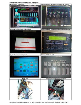 Inspection activites | PDF | Civil Engineering Industry | Industries