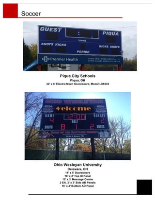 Scoreboard Projects | PDF