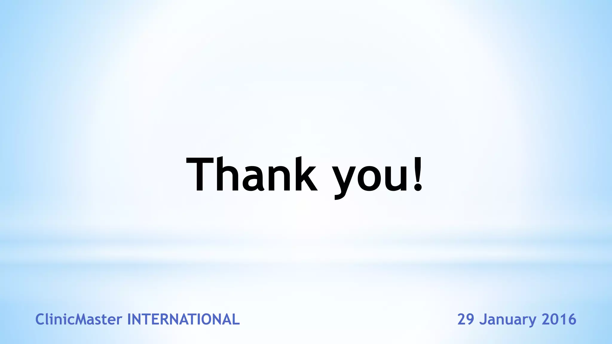 Presentation On ClinicMaster Software. | PPSX