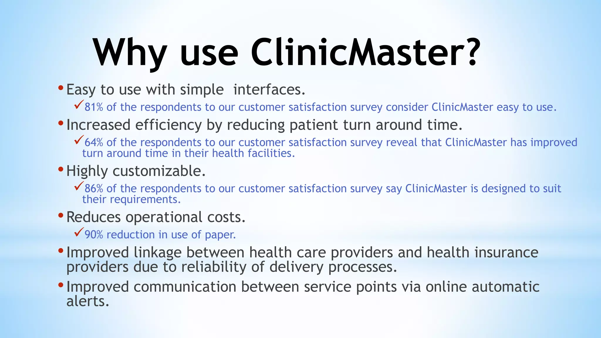 Presentation On ClinicMaster Software. | PPSX