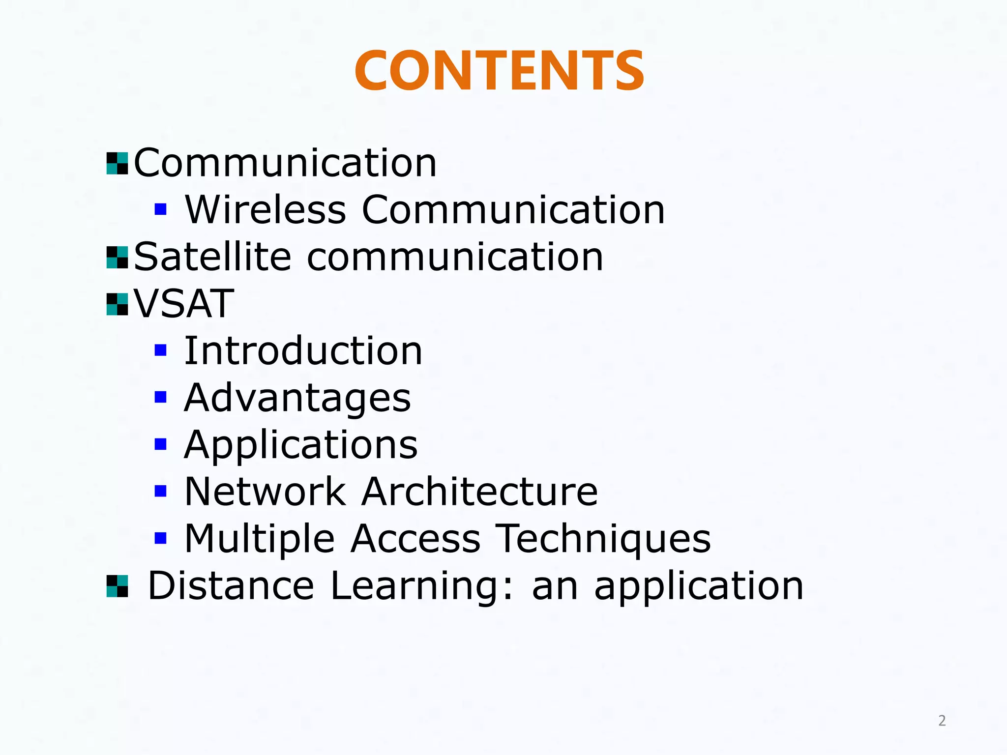 VSAT Technology | PPTX