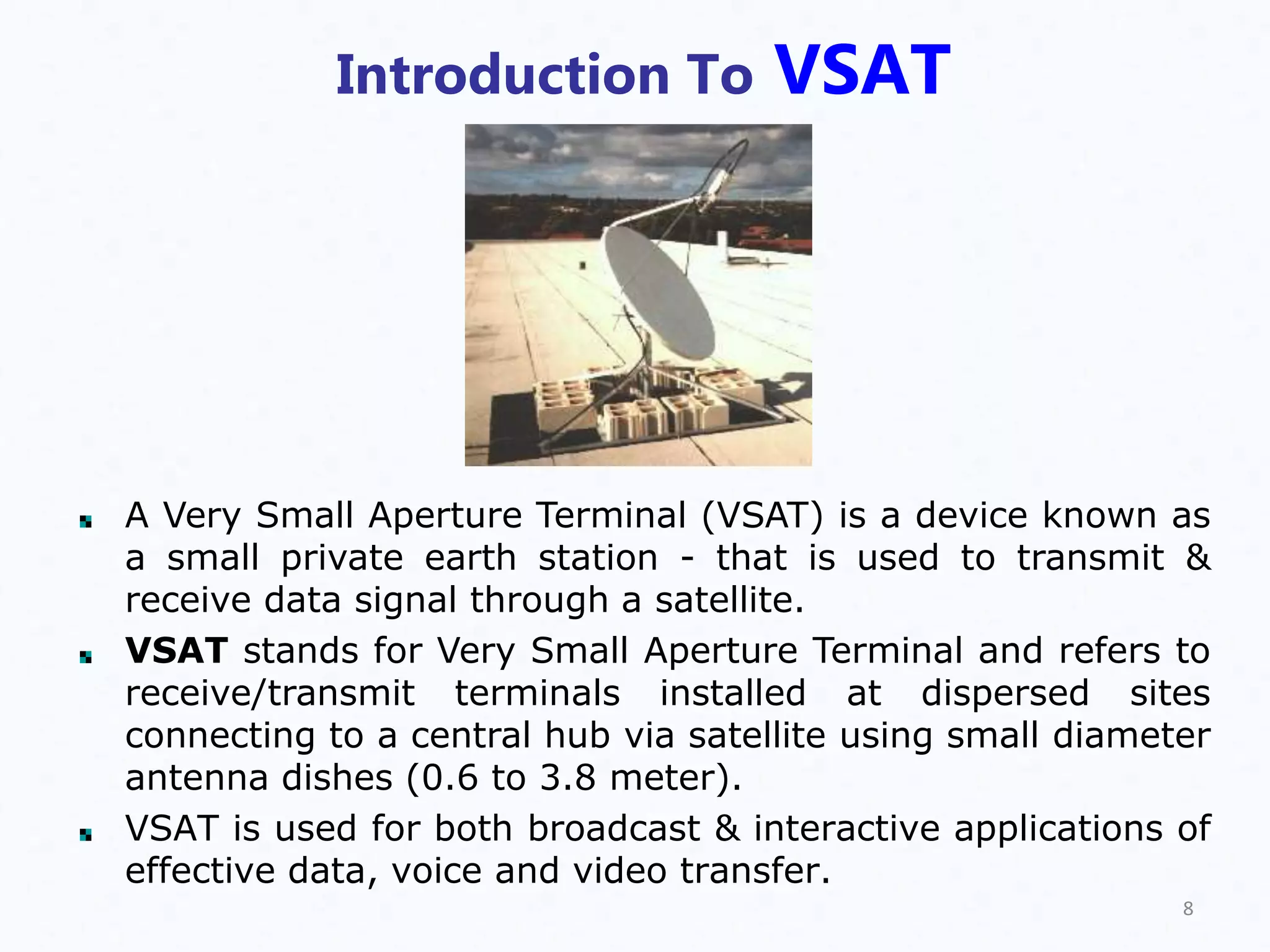 VSAT Technology | PPTX