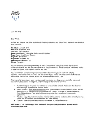 ARahman Intern Paid Offer Letter | DOCX