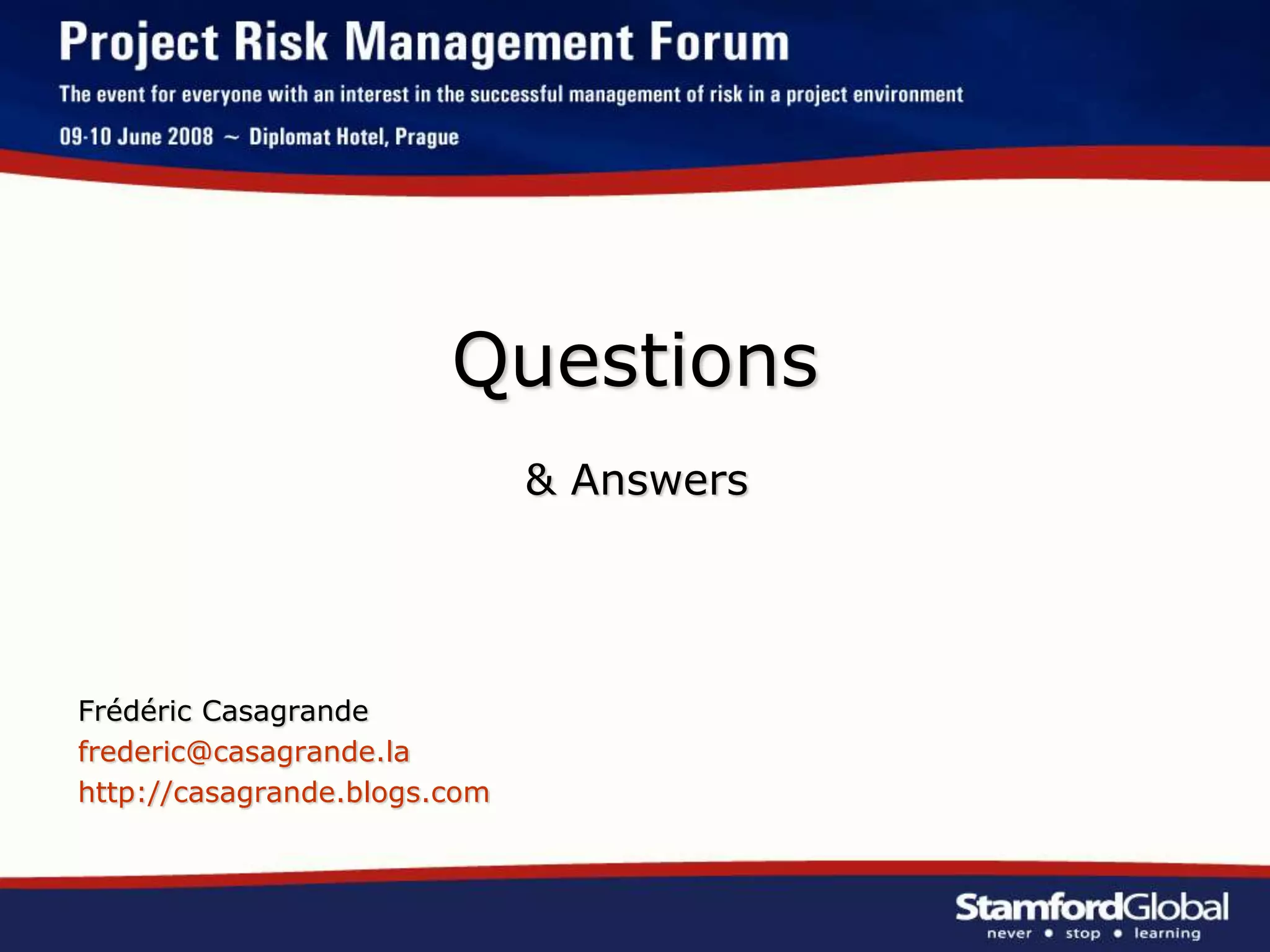 Managing Risk Attitude | PPTX