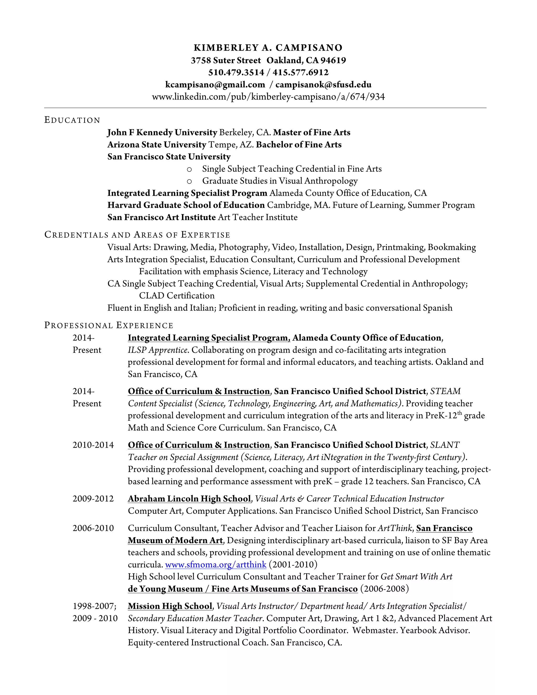 cv_campisano_EdJOIN2015 | PDF