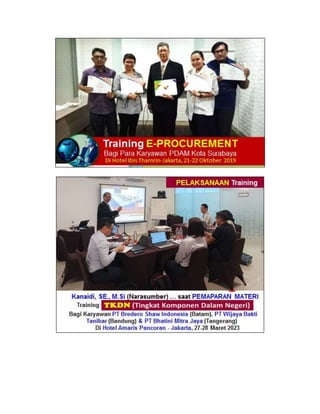 Silabus Training "Effective INVENTORY, WAREHOUSING and e-FILING MANAGEMENT". | DOCX