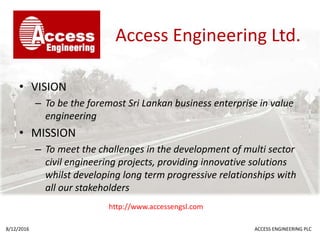 Access Engineering PLC - Training Presentation | PPTX