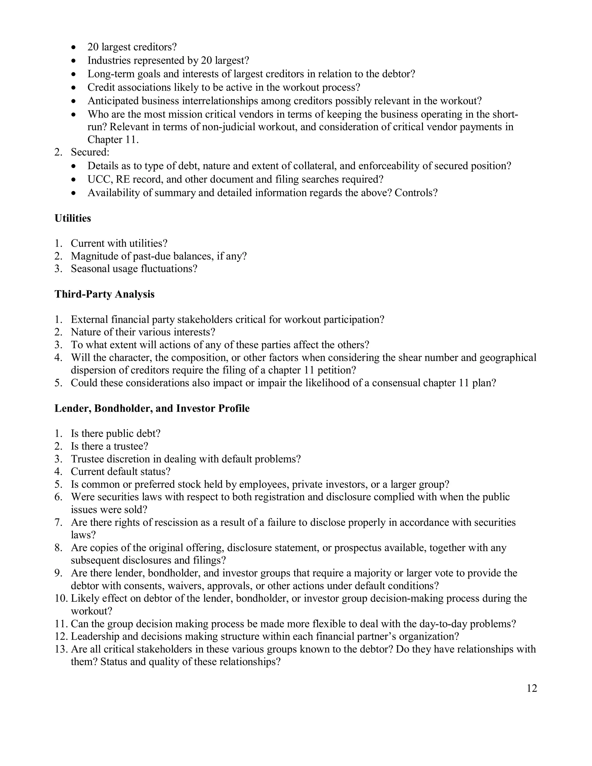 TRIAGE CHECKLIST | PDF