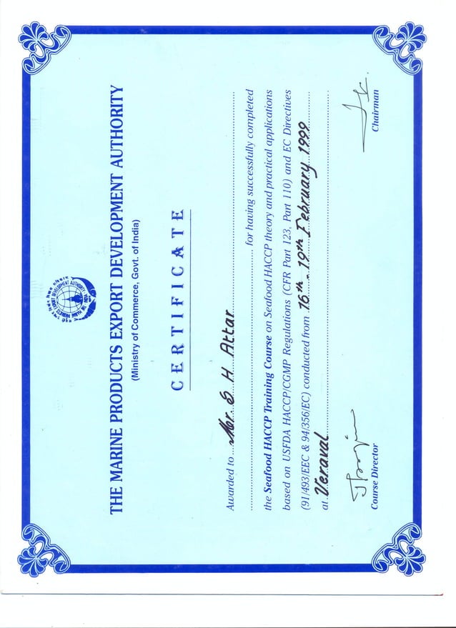 Saif training certificates -1 | PDF