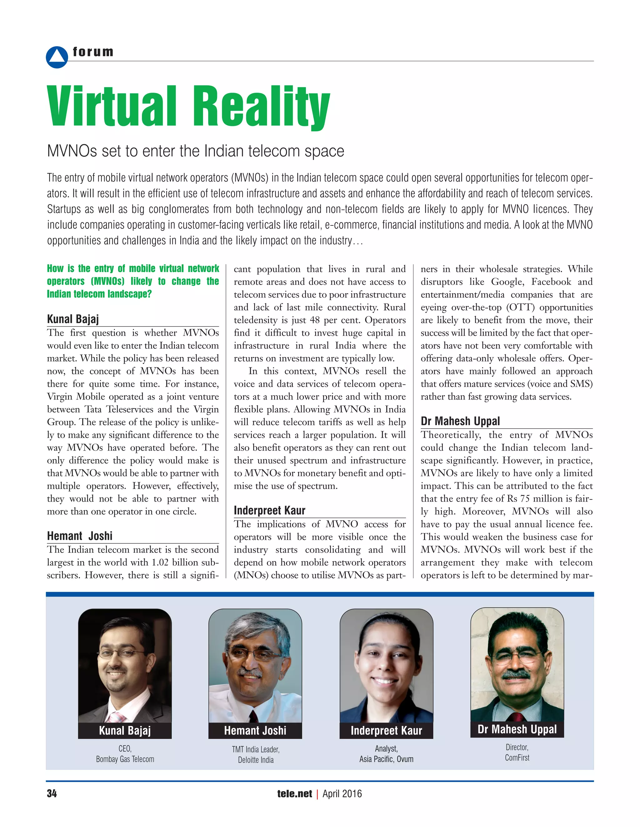 Tele.net_MVNO forum | PDF