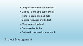 Keys to Project Management | PPT