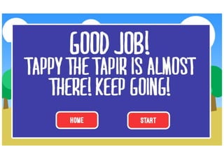 Tappy the Tapir game app | PDF