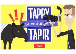 Tappy the Tapir game app | PPT