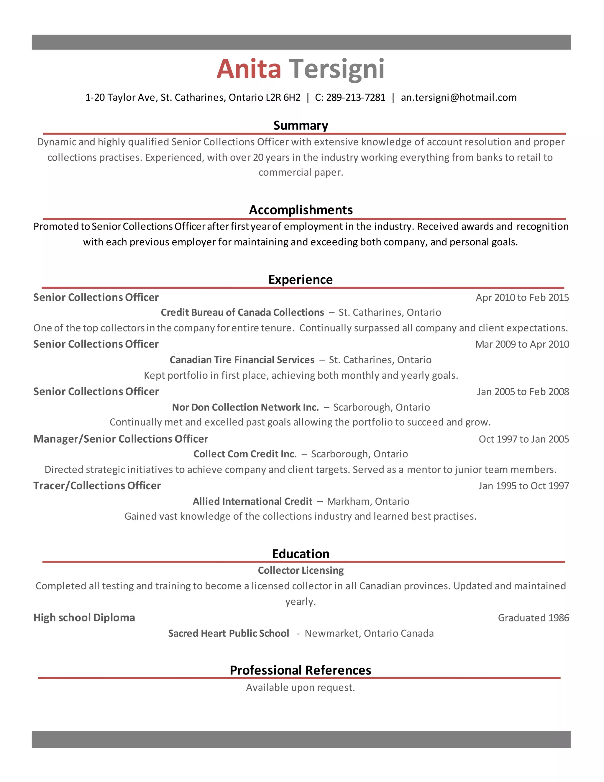 Anita Resume | PDF