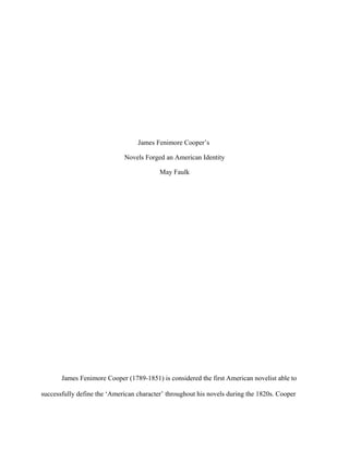 James Fenimore Cooper | DOC