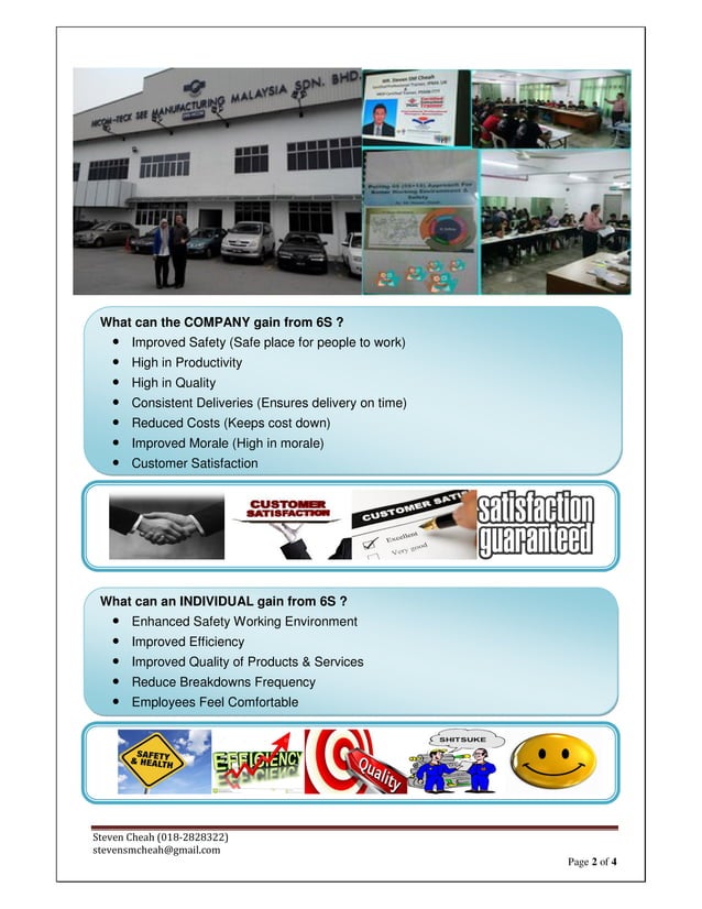 Putting 6S (5S+1S) Approach for Higher Productivity | PDF