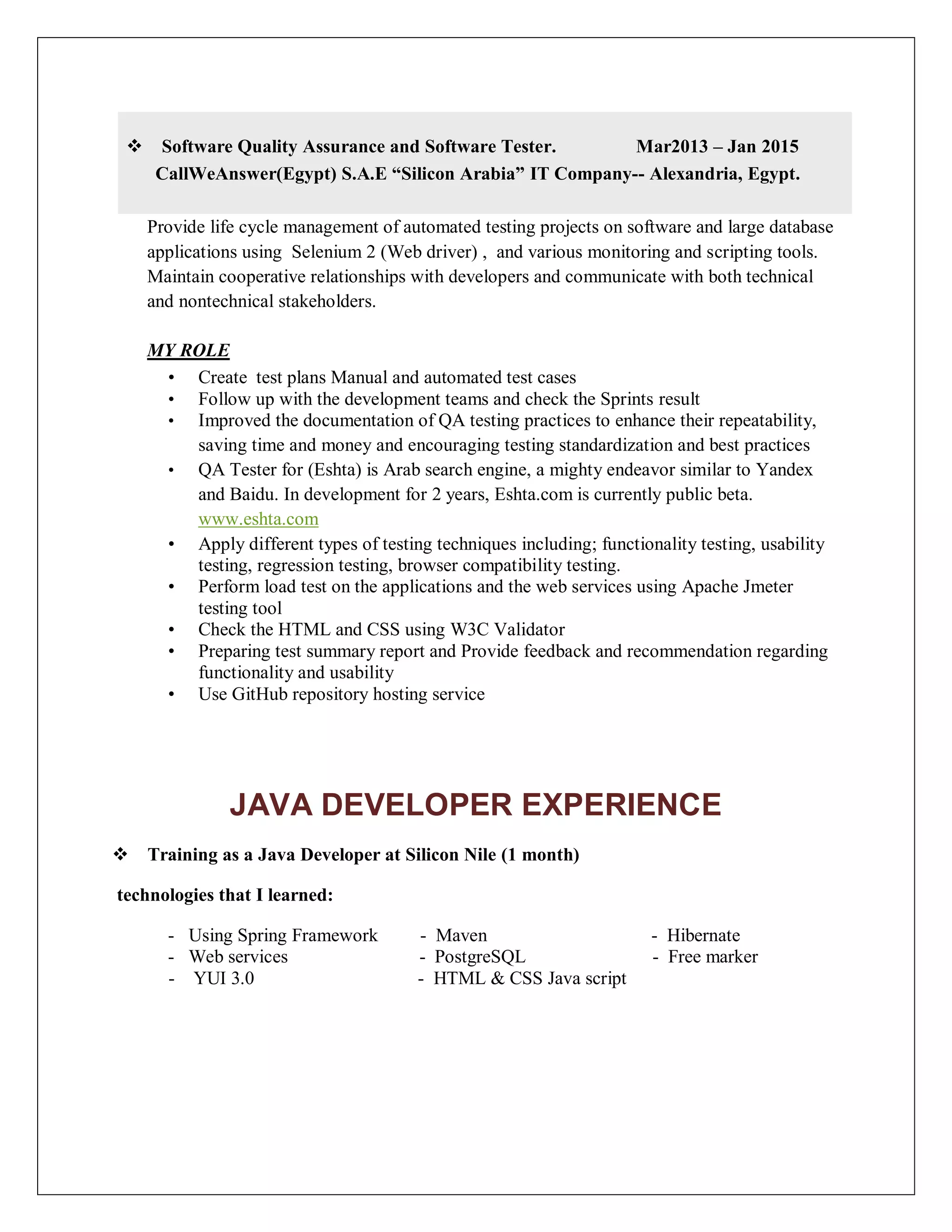 Rana Abdelsalam CV | PDF