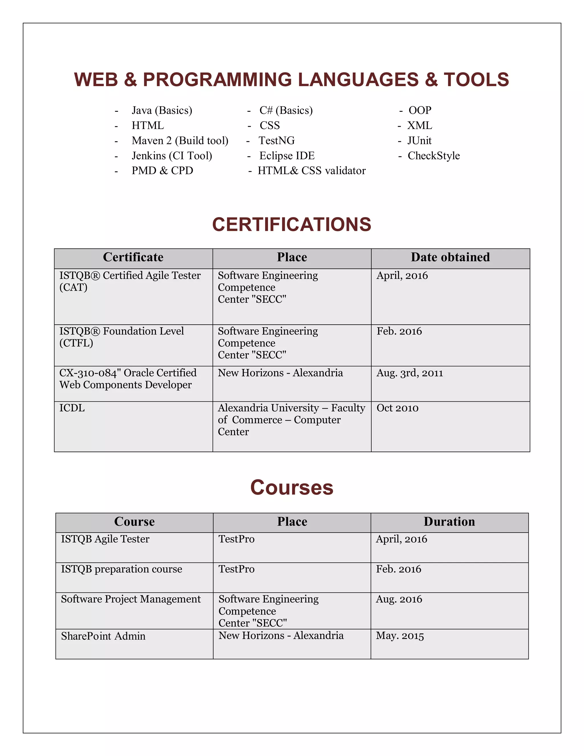 Rana Abdelsalam CV | PDF
