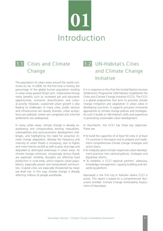 Islamabad, Pakistan - Climate Change Vulnerability Assessment UNHabitat ...