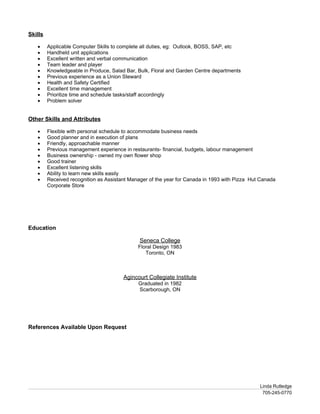 2016 resume | PDF | Business Administration | Business