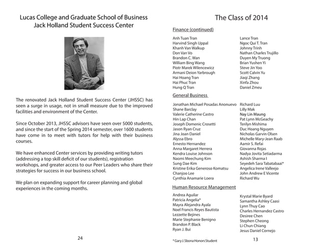 Convocation Booklet Sp 14 | PPT