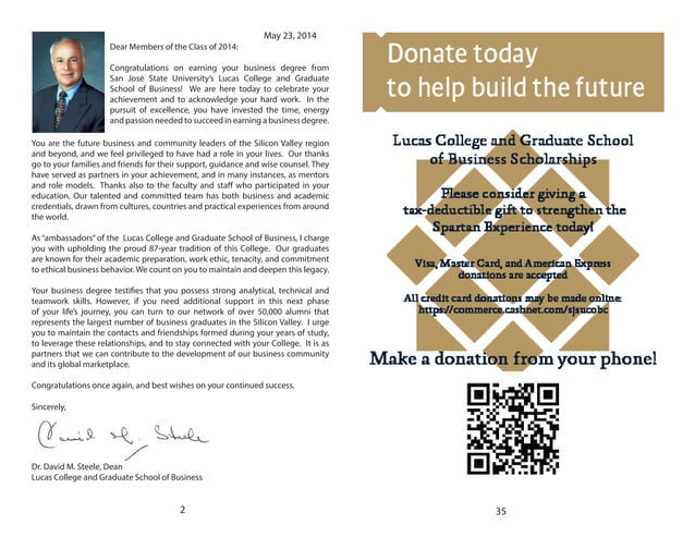 Convocation Booklet Sp 14 | PPT