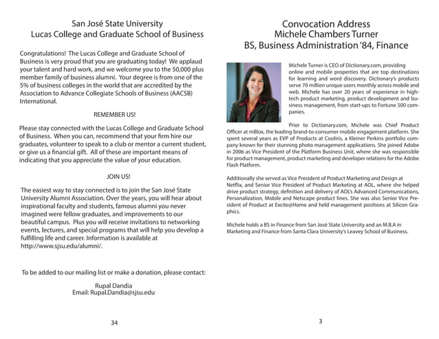 Convocation Booklet Sp 14 | PPT