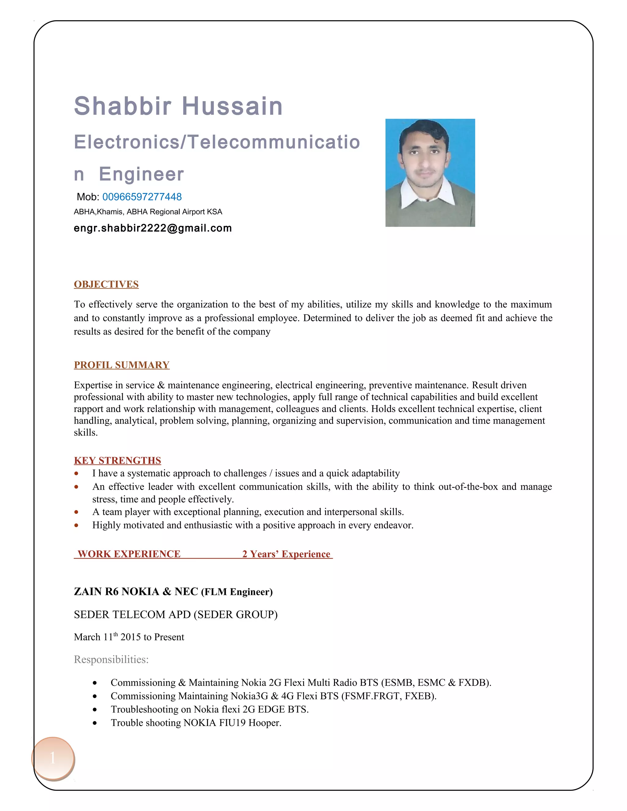 CV Shabbir 1 | PDF