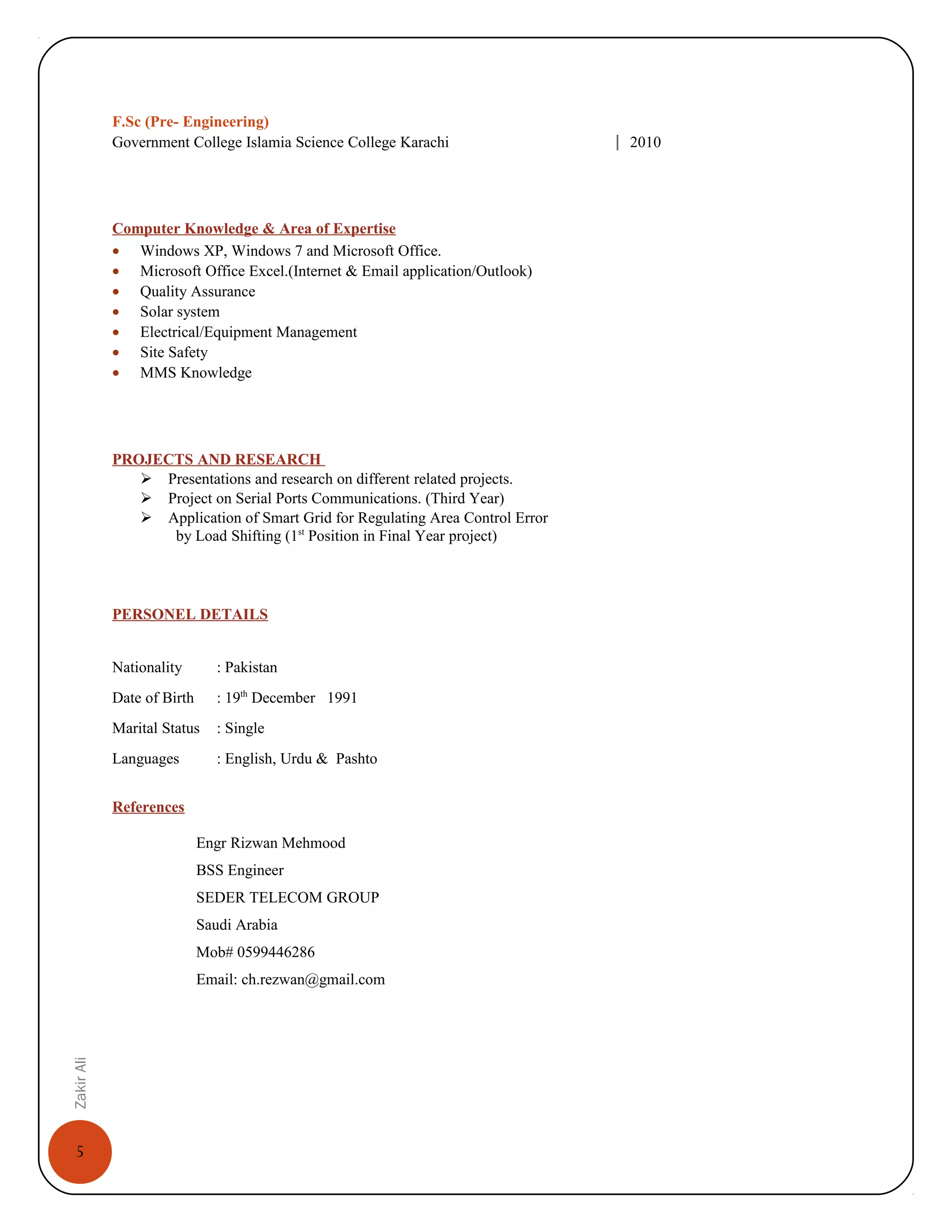 CV Shabbir 1 | PDF