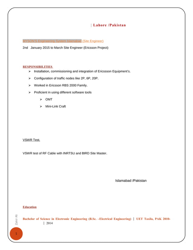 CV Shabbir 1 | PDF